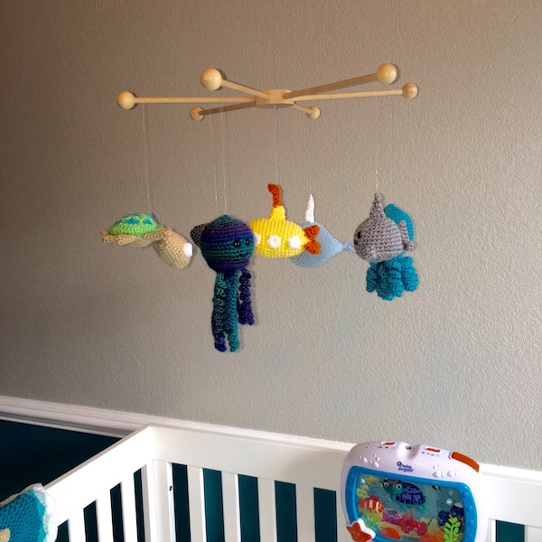 Handmade Wooden Hanger - Mobile Hanger- Mobile Holder Arm - Natural ...