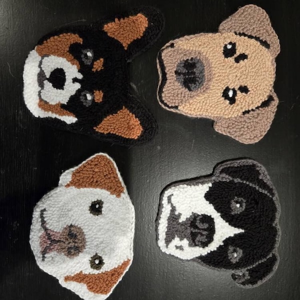 Custom Pet Coaster, Custom Animal Gift, Dog Coaster, Cat Coaster ...