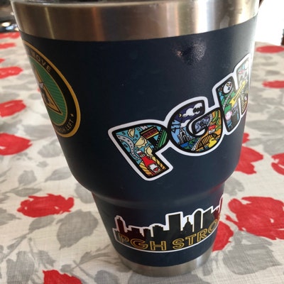 Pittsburgh Sticker Pittsburgh Left Merit Badge 2 - Etsy