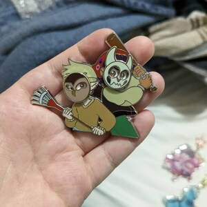 Toh Magnetic Hard Enamel Pin - Etsy