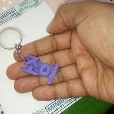 Personalized Korean Name Keychain Korean Name Keyring - Etsy