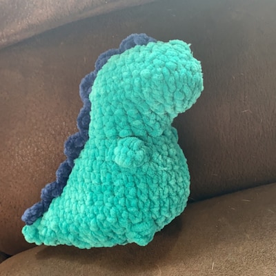 Dinosaur Jurassic World No Sew Crochet Pattern, No Sew Amigurumi ...