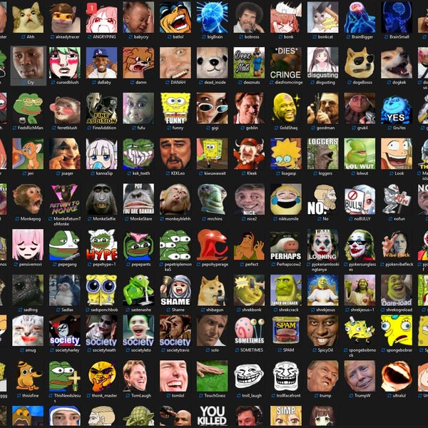 200 Text Emotes Mega Pack #2 | Twitch Emotes | Discord Emotes | Text ...