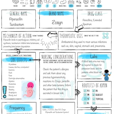 FILLABLE Nursing School Medical Surgical Template Printable Med Surg ...
