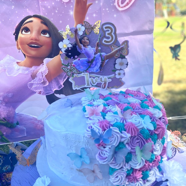 Isabella Cake Topper, Isabella Madrigal Cake Topper, Encanto Party Deco ...