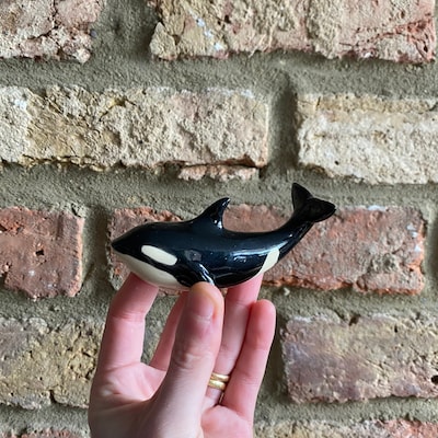 Handmade Ceramic Orca Sculpture - Etsy