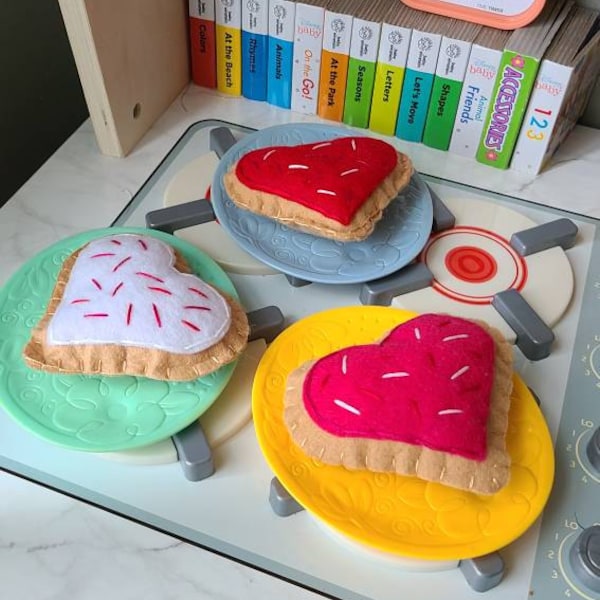 Felt Pop Tarts, Pretend Play Pop Tarts, Felt Bakery, Felt Play Food ...
