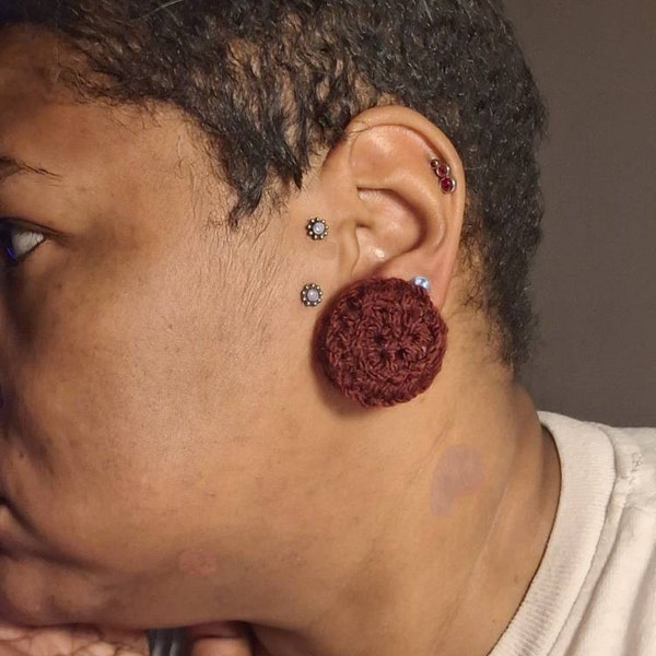 Crocheted Plug Mittens / Lobe Gloves / Ear Sweaters Made to Your ...