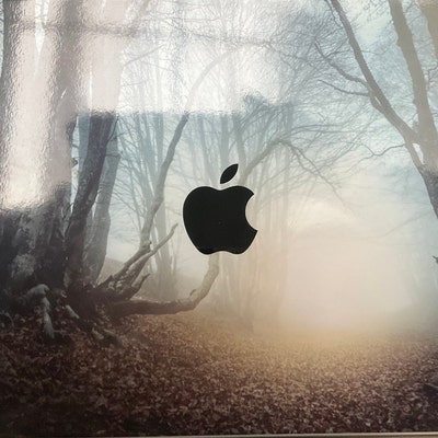 Rainbow Apple MacBook Decal Retro Apple Logo MacBook Sticker - Etsy