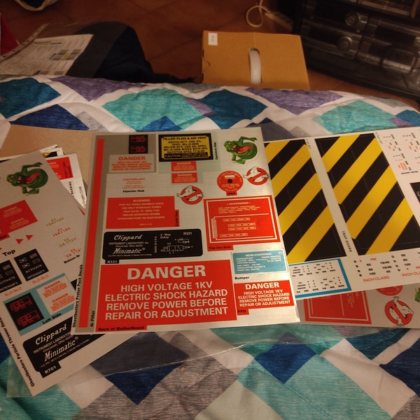 Ghostbusters Proton Pack and Neutrona Wand Decals - Etsy