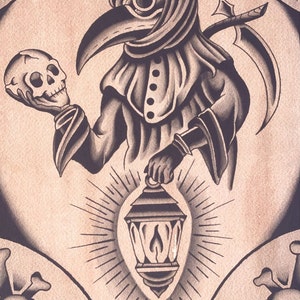 Tattooing Frogs American Traditional Tattoo Flash Print - Etsy