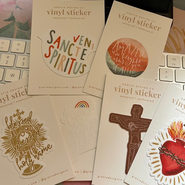 St. John Paul II Vinyl Sticker, JPII Sticker, Catholic Sticker ...