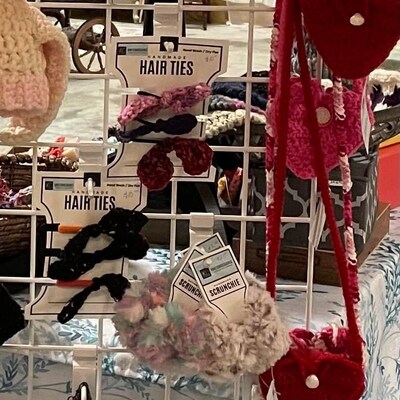 PRINTABLE Hair Tie Tags Display Cards Downloadable PDF Bold Style Tags ...