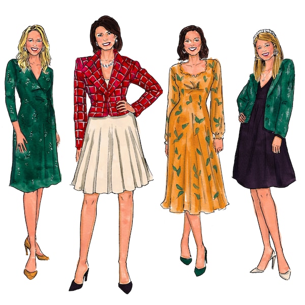 Custom Paper Doll With Outfits - Etsy