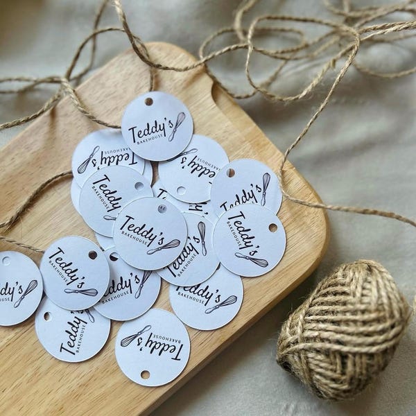 Memorial Kraft Tags With Name and Dates, Personalised Memorial Tags, in ...