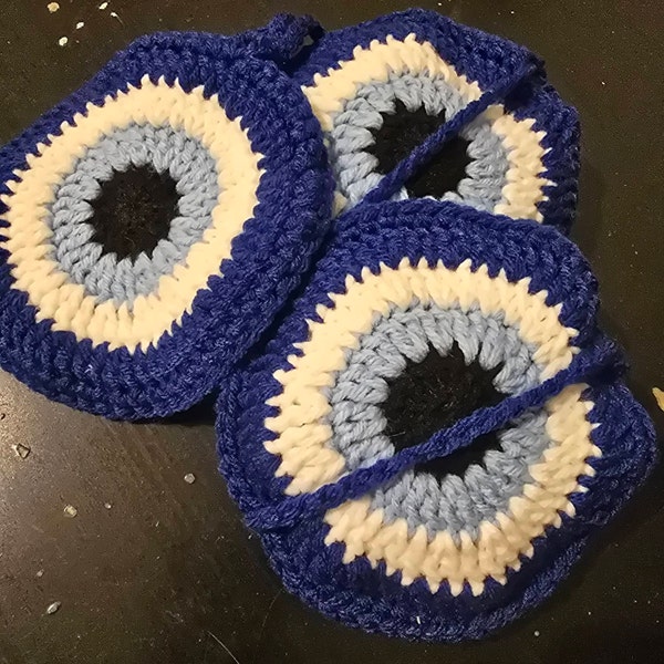 Evil Eye Bag / Evil Eye Crochet / Evil Eye / Crochet Pouch / Small Gift ...