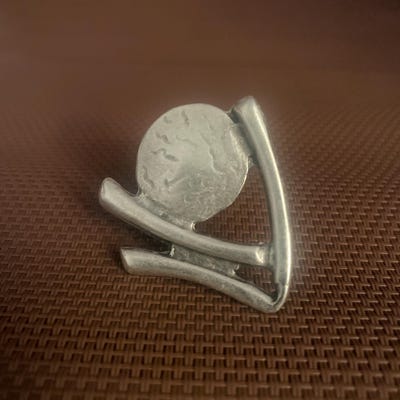 Large Silver Hypnotic Ring, Nature Leaf Ring, Cute Caretta Ring ...