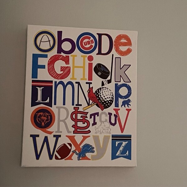 Out of This World Space ABC Alphabet Kids Room, Toy Room, or Nursery ...