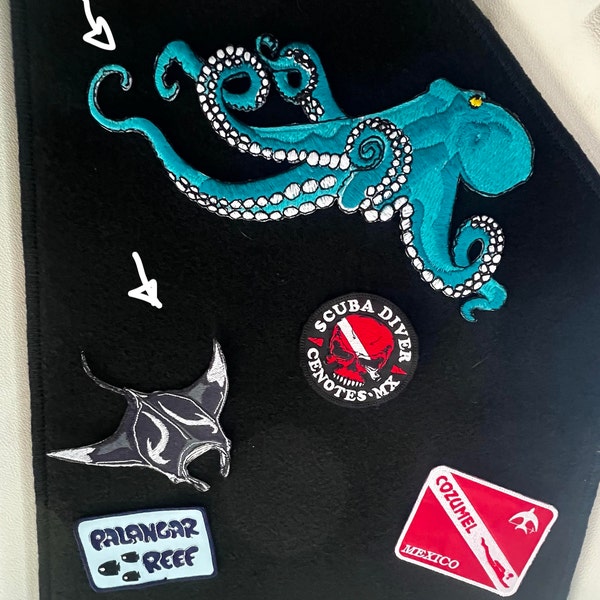 Manta Ray Manta Birostris Iron on Patch Ready to Ship - Etsy