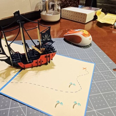 Pop up Frog Card Template digital Download - Etsy