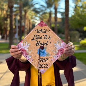 Business M.B.A Printed Graduation Cap Topper Motivated Grad - Etsy