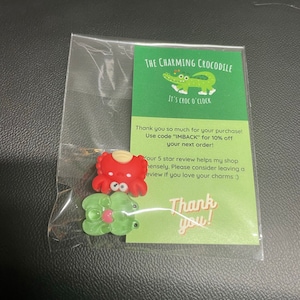 Croissant Croc Charm - Etsy