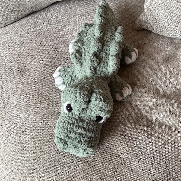NO SEW Alligator Crochet Pattern Crocodile Amigurumi Pattern DIY ...