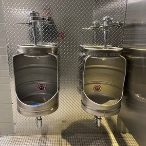Beer Keg Urinal - Etsy