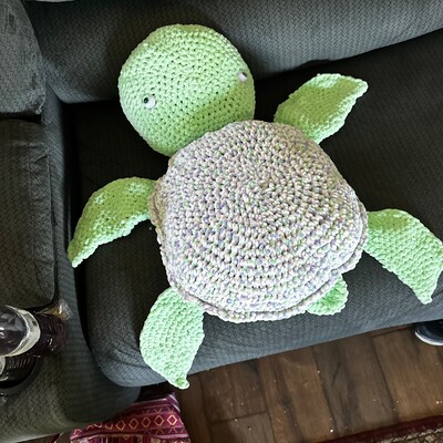Crochet Jumbo Turtle human Size Pattern PDF Download Extra Large ...