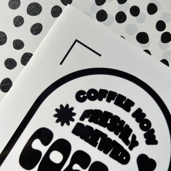 Coffee Label SVG PNG | Cold Brew Coffee Label | Sticker File | Trendy ...