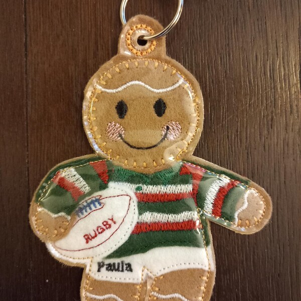 Gingerbread Man Holding a Digestive Biscuit - Etsy