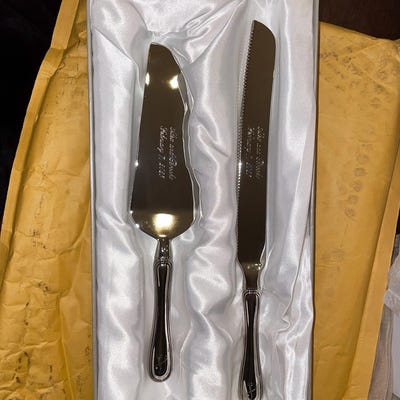 Kate Spade Wedding Cake Knife and Server Set Knife and Serving Set ...