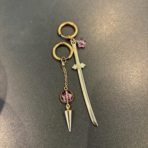 Kpop Demon Hunters Earrings | Jinu Rumi Mira Zoey Earrings | Huntrix | Saja Boys | Cute Star ...