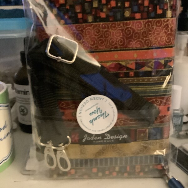 Black Dotted iPhone Bag, Spotted Phone Purse, Padded Crossbody Pouch ...