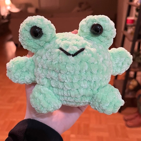 Fluffy Frog Crochet Pattern - Etsy