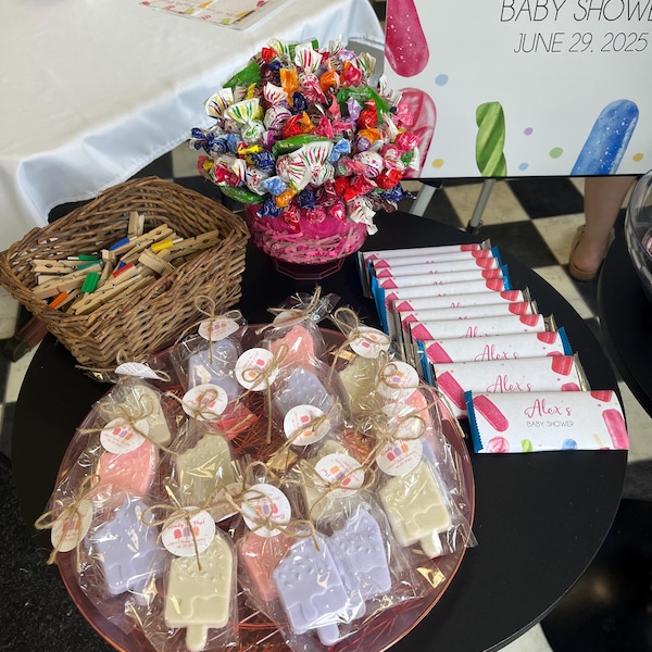 Ice Cream Shaped Soaps - She is Ready to Pop Oh Baby Shower Sprinkle ...