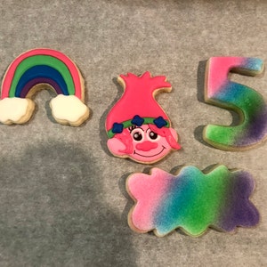 Pink Troll Face / Poppy / Troll Inspired Cookie Cutter - Etsy