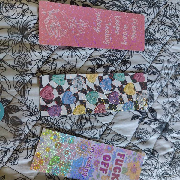 Funny Bookmarks Set Smut Bookmarks Romance Reader Gift for Her Acotar ...