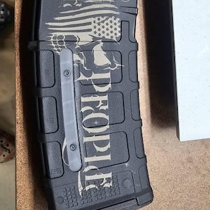 2A Flag Ar-15 Fiber Laser Template. Lightburn .svg, AI, Eps, Pdf Laser ...