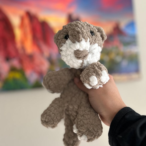Reed the Otter Pup Crochet Pattern| LOW SEW Crochet Pattern|crochet ...