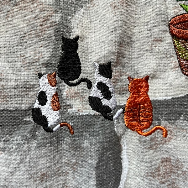 8 Sizes-mini Cats--machine Embroidery Design Set--instant Download - Etsy