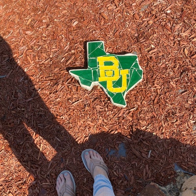Texas Flag Stepping Stone With Mosaic Top - Etsy