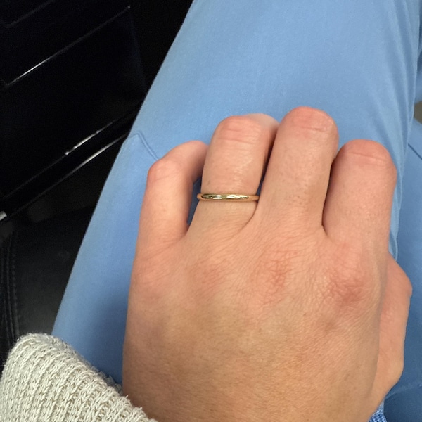 7mm Solid Gold Men's Wedding Band • BEVELED • ICE MATTE • 10k 14k 18k ...