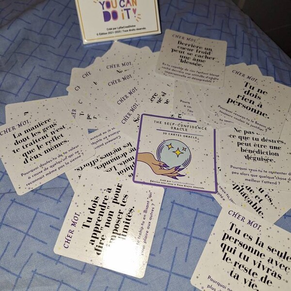 Oracle of Angels and Earthly Guides - 50 Cards in French - Intuitive ...