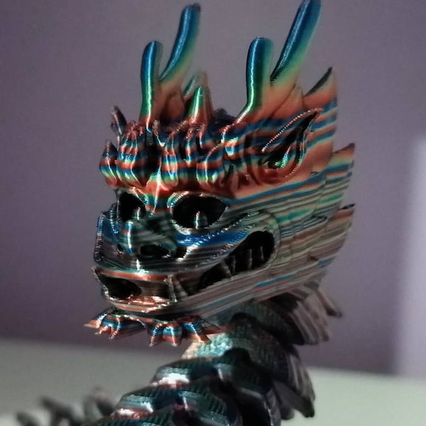 3D Printed Flexi Ball Python Snake - Etsy