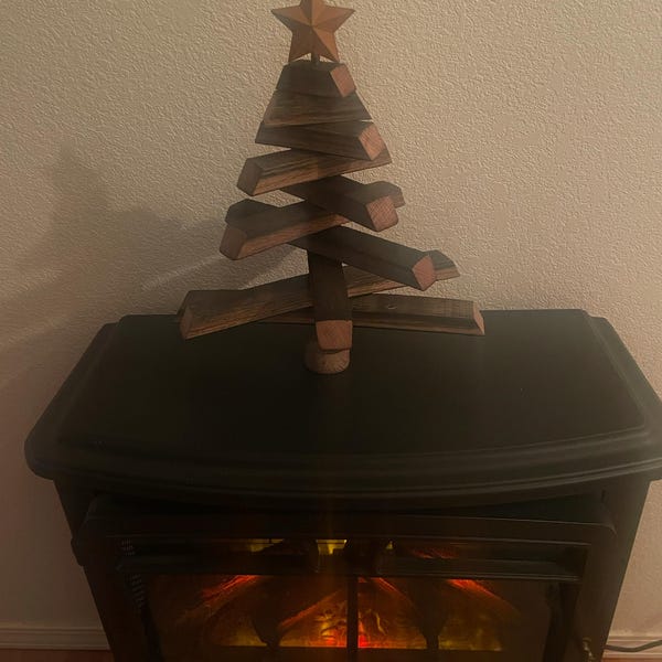 Bourbon Barrel Stave Tree - Etsy