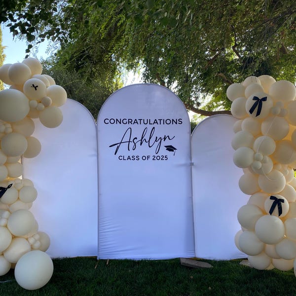 Graduation Decal for Balloon Arch Personalized Decoration for Grad ...