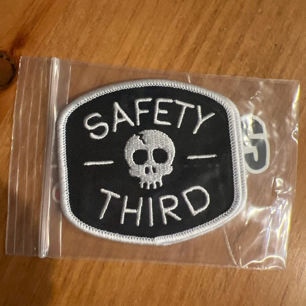 Safety Third Embroidered Patch | Safety 3rd Emblem | Heat Apply or Sew ...