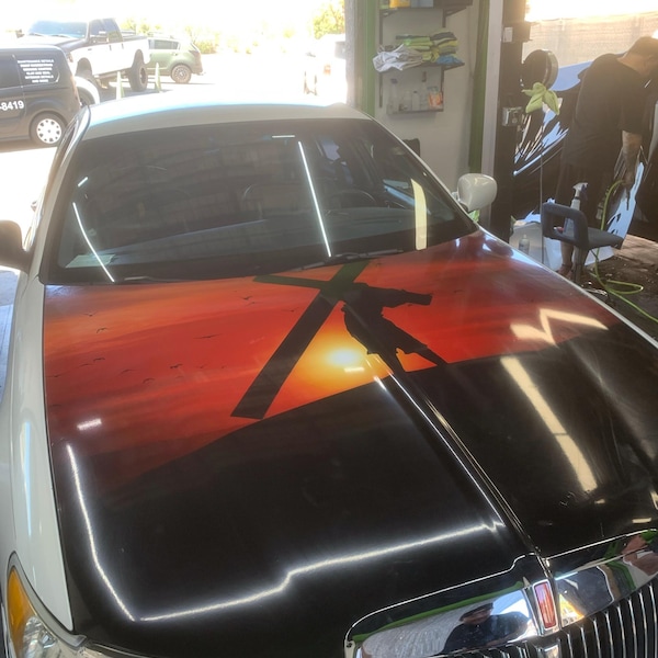 Redback Spider Car Hood Wrap, Car Hood Decal, Truck Hood Wrap, Car Hood ...