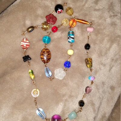 End of the Day Vintage Glass Bead Chain kit - Etsy